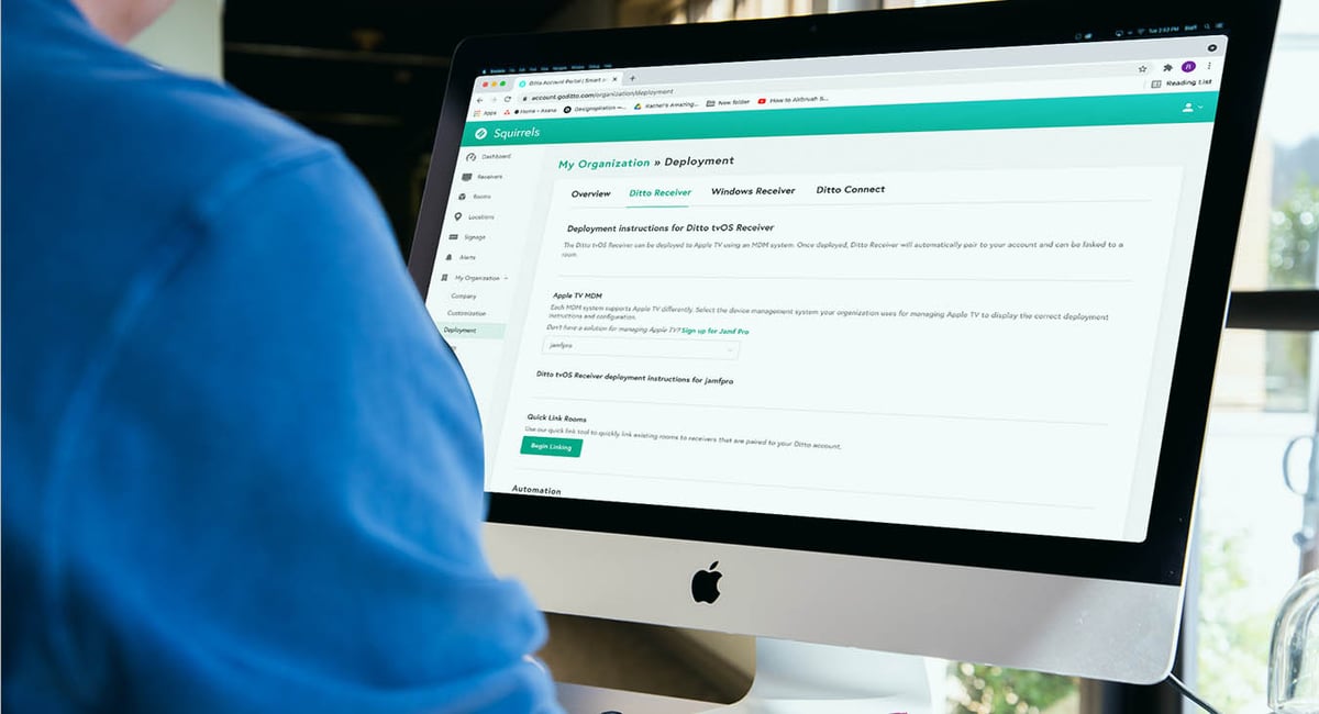 Screen mirroring and digital signage for business | Ditto