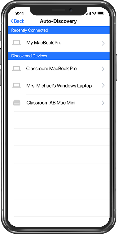 Reflector Student iOS companion app for Reflector Teacher