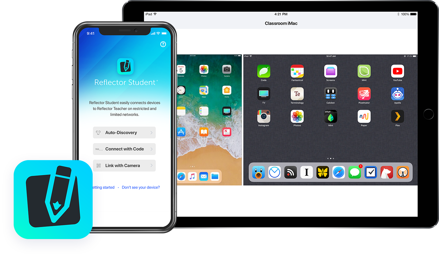 Reflector Student iOS companion app for Reflector Teacher