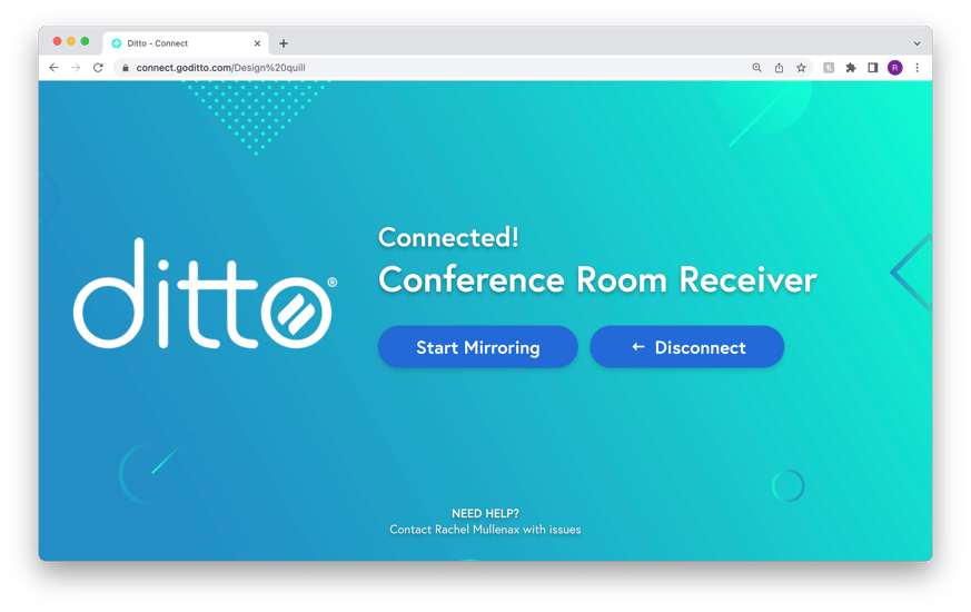 Screen Mirroring Security Guide - How Ditto Transmits Data